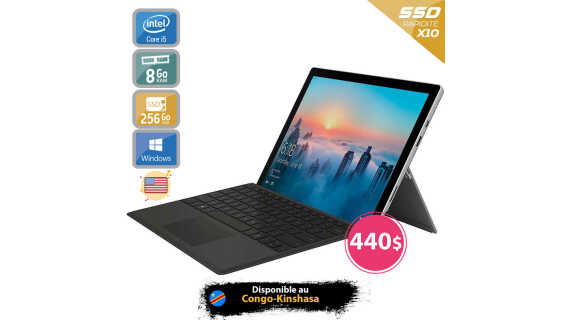 Microsoft Surface Pro 5 | i5 – 8 Go – 256 Go SSD – QWERTY [Occasion ...